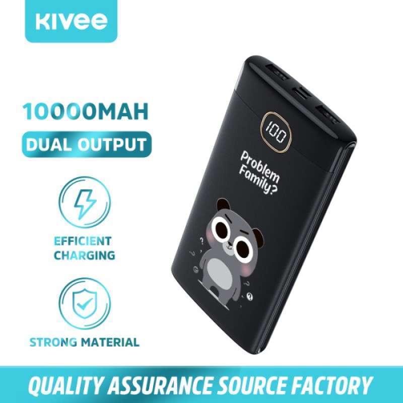 Promo Kivee Power Bank 10000mah Original Dual Usb 10w Led Digital ...
