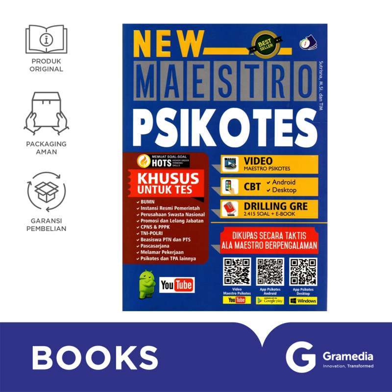 Promo New Maestro Psikotes Diskon 10% Di Seller Gramedia Official Store ...