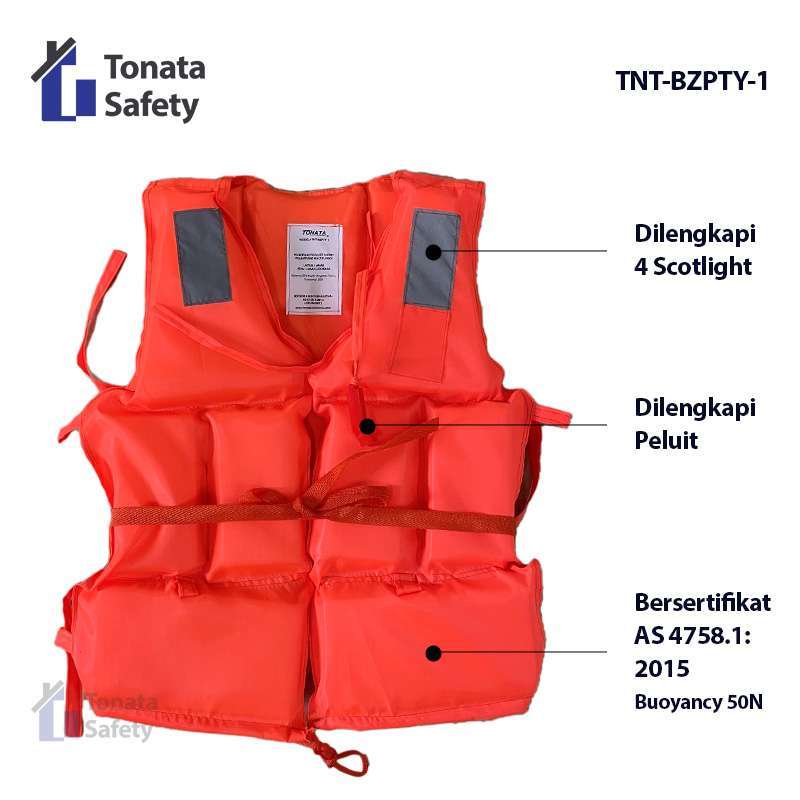 Jual Ready Stock - Life Jacket / Baju Pelampung Tonata / Rompi Jaket ...