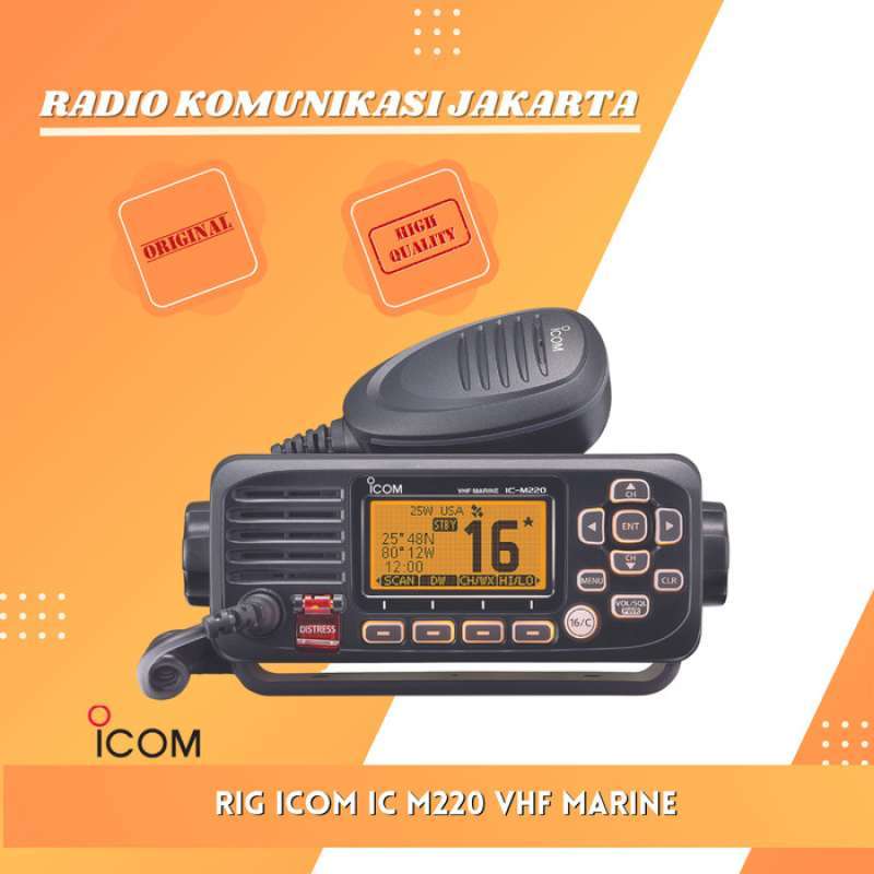 Promo Original Ori Radio Rig VHF Marine Icom IC M220 ICM220 pengganti ...