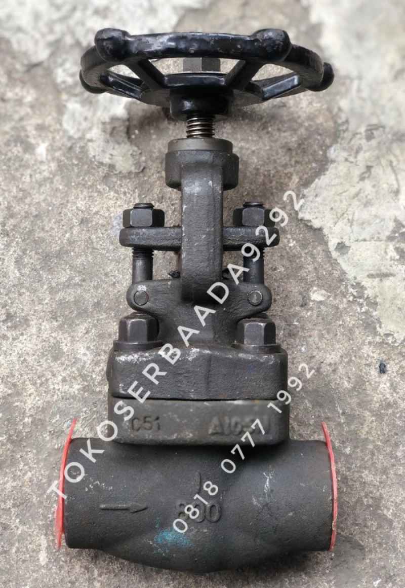 Jual Gate Valve Besi 1-1/2 Inch Shoritsu (class 800) Carbon Steel Di ...