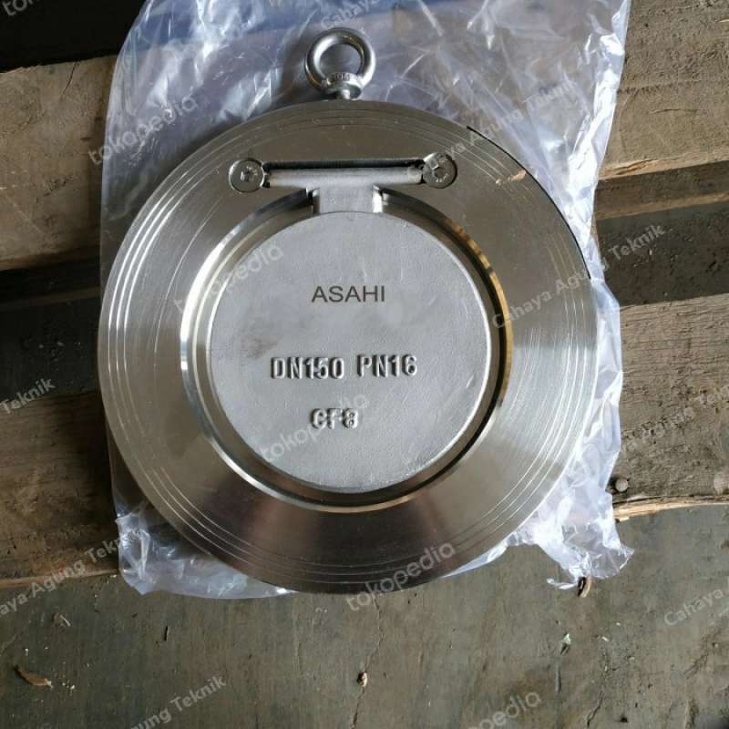 Jual Wafer Check Valve Dn150 (6) Pn 16 Ss 304 Merk Asahi - Multicolor ...