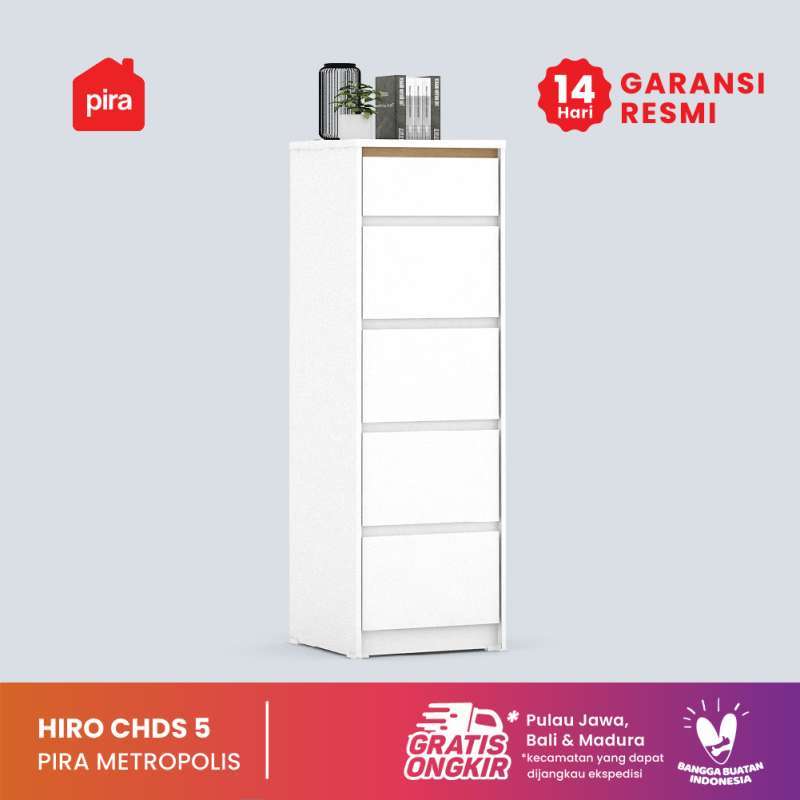 Jual Pira Metropolis Ox - Hiro Chds5 Lemari Laci 5 Susun Dengan Kaca Di ...