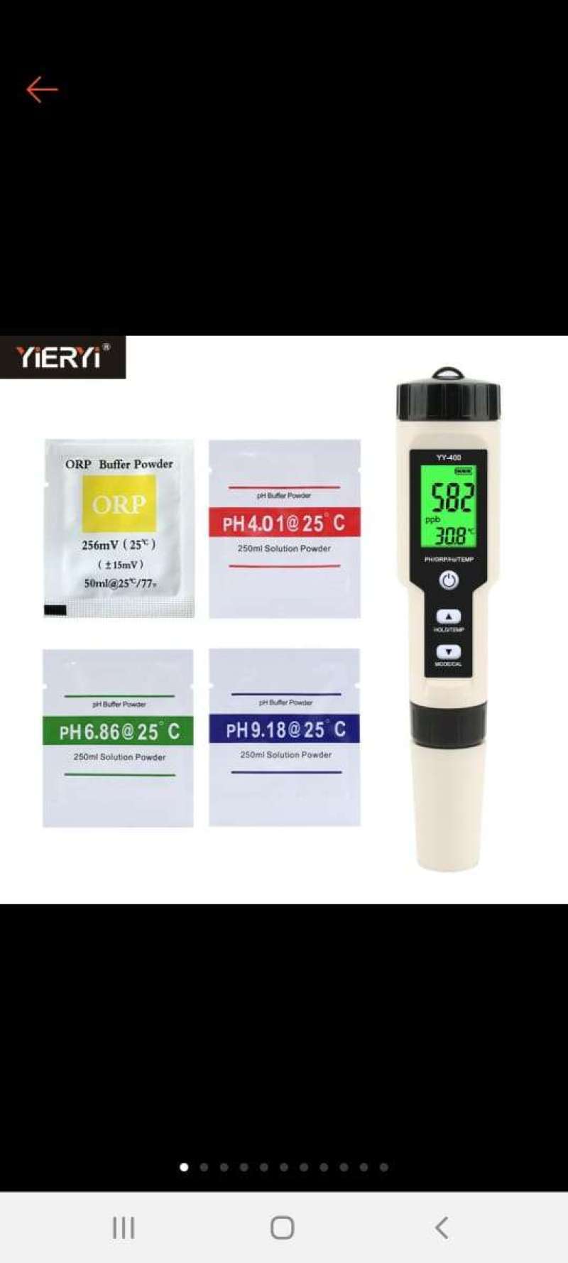 Jual Hydrogen Ppb Orp Mv Meter Alat Tes Air Hidrogen H2 Water Test Ph ...