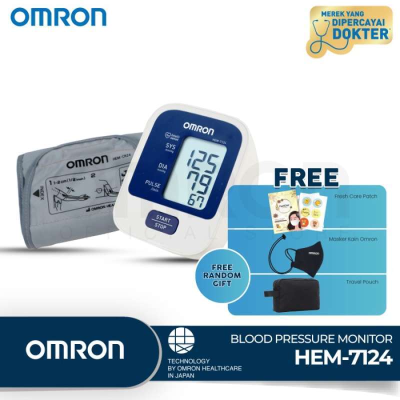 Jual Omron Automatic Blood Pressure Monitor Hem-7124 Di Seller Bergas Selalu - Cikoko, Kota ...