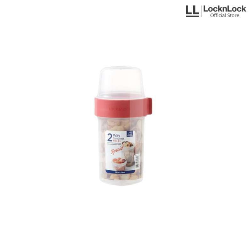 Promo Locknlock Exclusive Two Way Container Wadah Toples 330+150ml ...