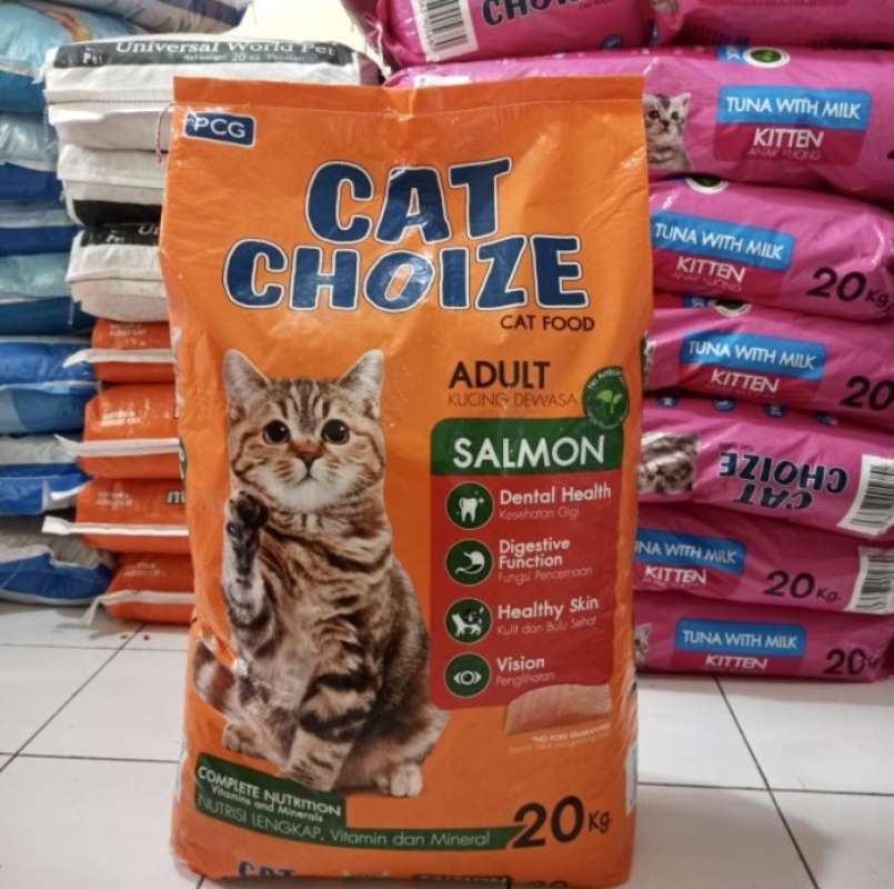 Promo cat choize salmon 20kg/makanan kucing khusus / Diskon 33% di ...