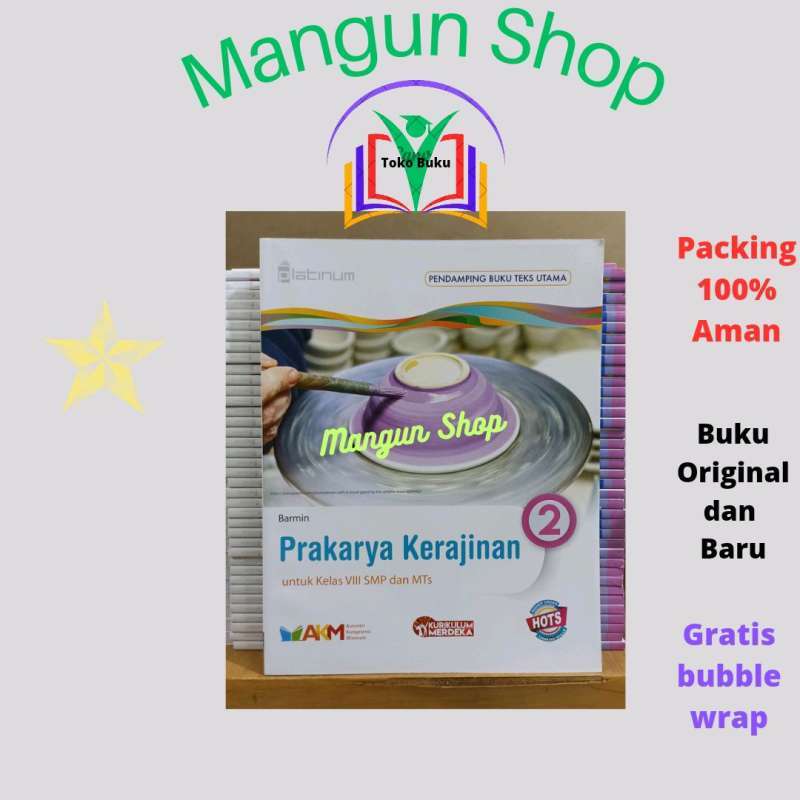 Jual Buku Prakarya Kerajinan Kelas Viii8 Smp Kurikulum Merdeka Platinum Di Seller Mangun Shop
