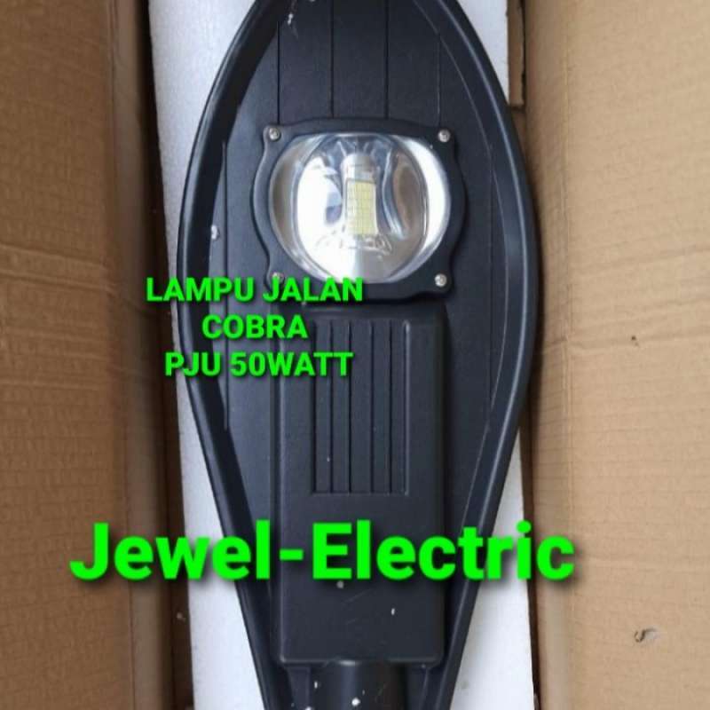 Promo Lampu Jalan Pju Kobra 50w Cobra 50watt Lensa Cob Pju Led Kobra