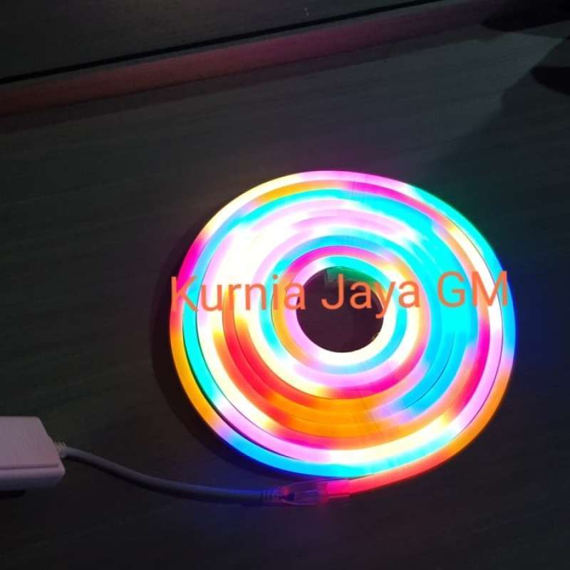 Promo Lampu Selang Neon Flex Led Rgb 7 Warna 2Pin 220Volt - 5M+ Freser ...