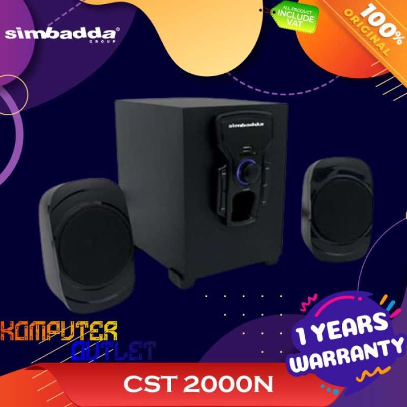 Promo SPEAKER SIMBADDA CST2000N+ AKTIF BLUETOOTH USB RADIO GARANSI ...