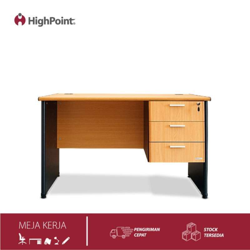 Promo Highpoint New One Meja Kerja Kantor + Laci Diskon 23% di Seller ...