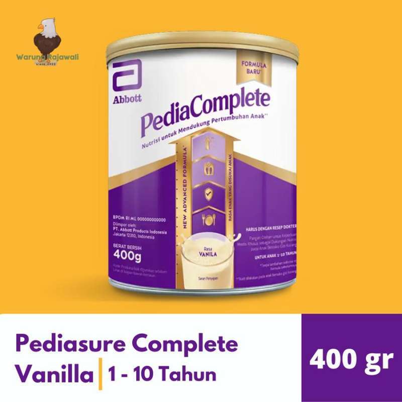 Jual PediaComplete Vanila 400 gram Pediasure Complete Vanilla di Seller Warung rajawali 91 ...