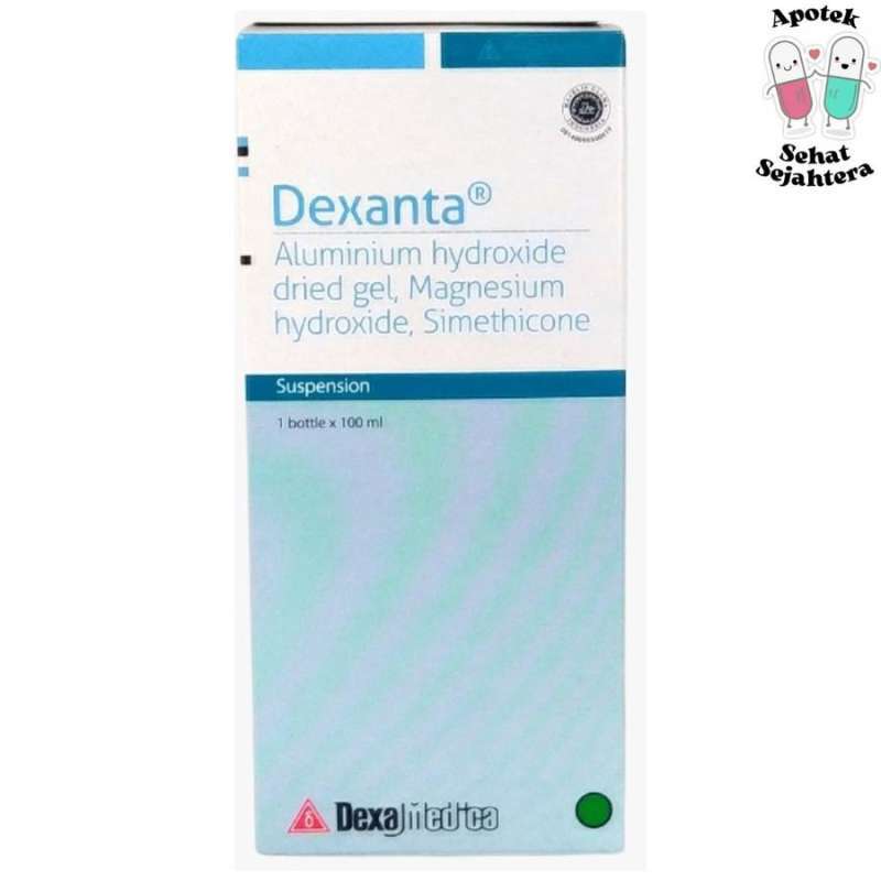 Jual OBAT MENGURANGI KELEBIHAN ASAM LAMBUNG DEXANTA SUSPENSI BOTOL 100 ...