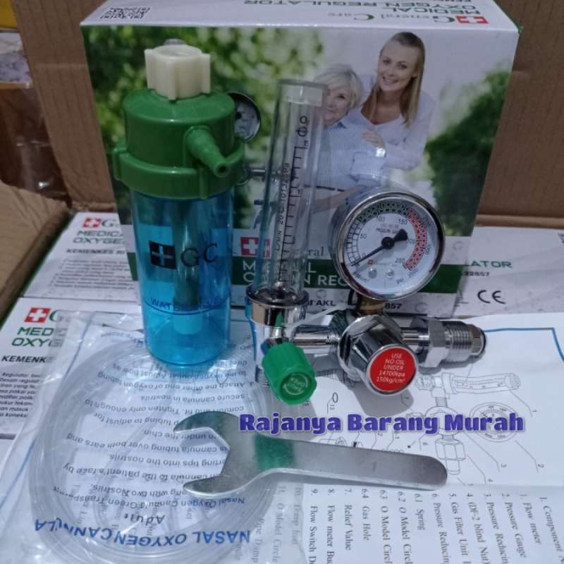 Promo Regulator Oksigen Medis Set / Medical Oxygen Regulator General ...