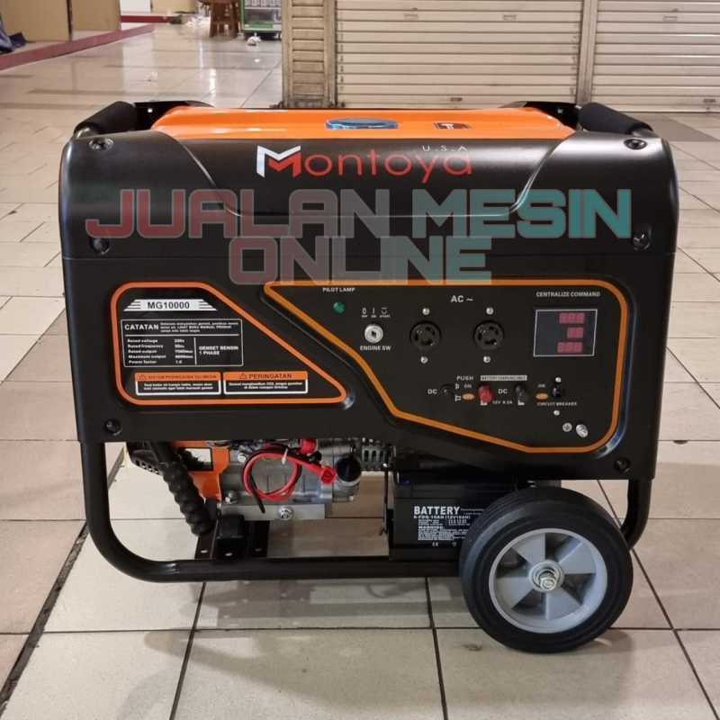 Jual Genset 7000 8000 Watt Montoya Mg10000 Genset Open Bensin Di Seller Pelangi Teknik Indonesia ...