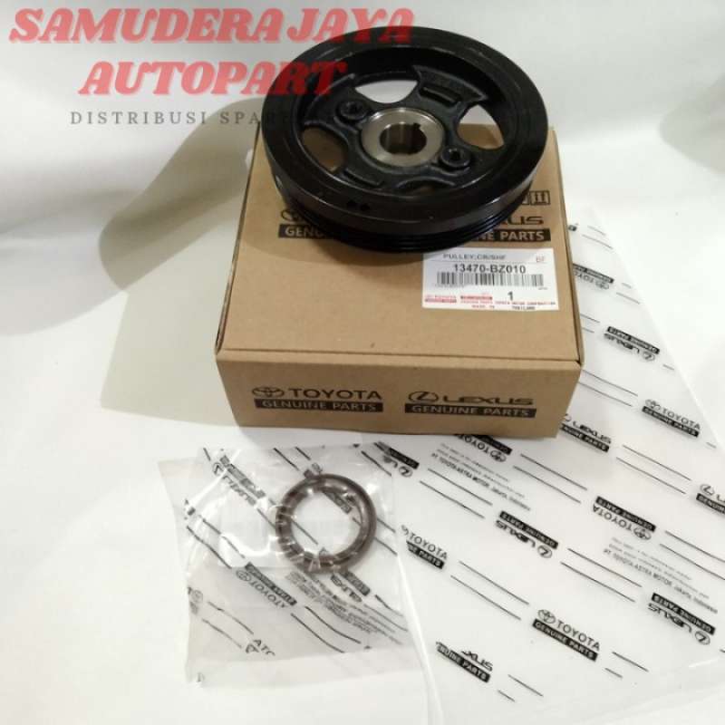 Jual Pulley Crankshaft Kruk As Seal Timing Cover Avanza 1300cc Original ...