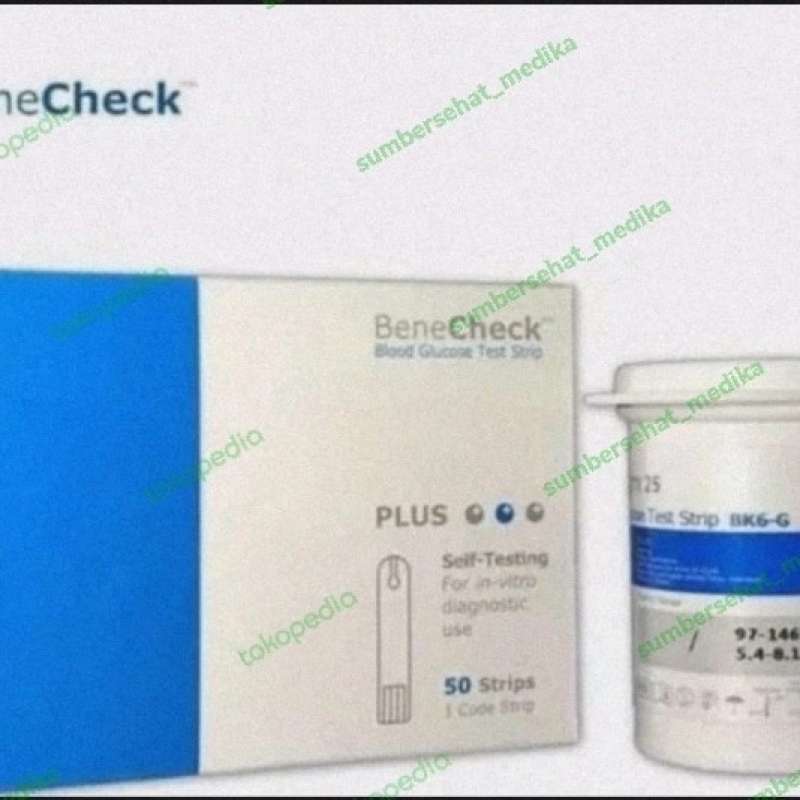 Promo Benecheck Plus Test Strip Gula Darah / Strip Benechek Plus ...