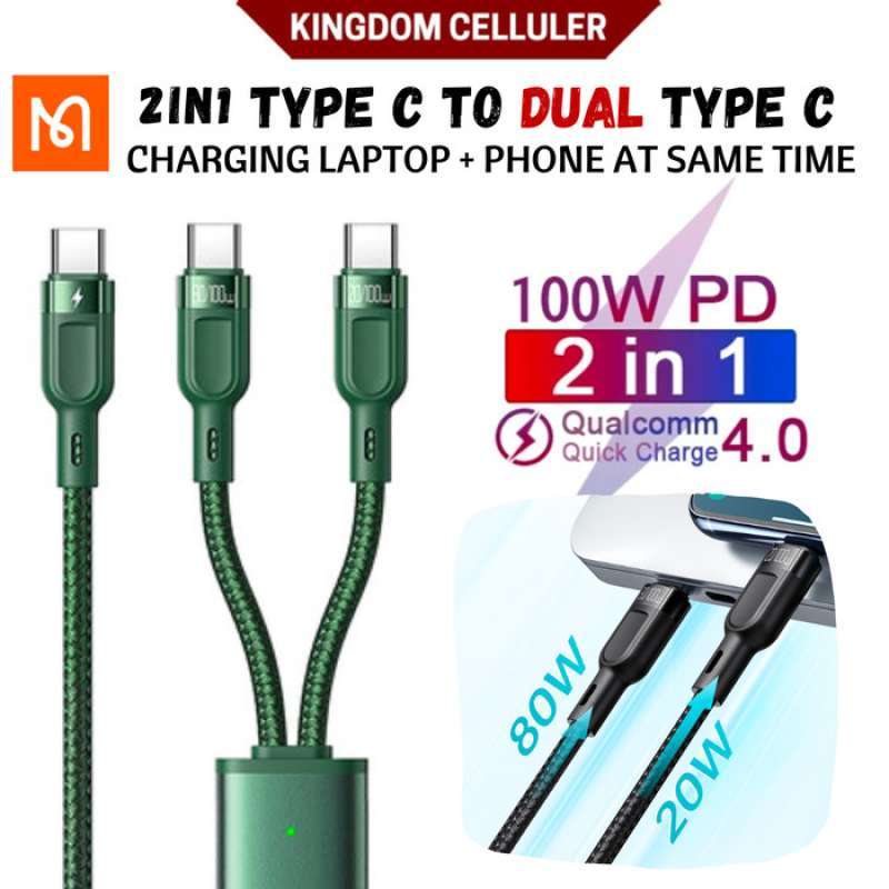 Promo Mcdodo Kabel 2 In 1 Usb C To Lightning + Type C Pd Fast Charging Diskon 23% di Seller Ken ...
