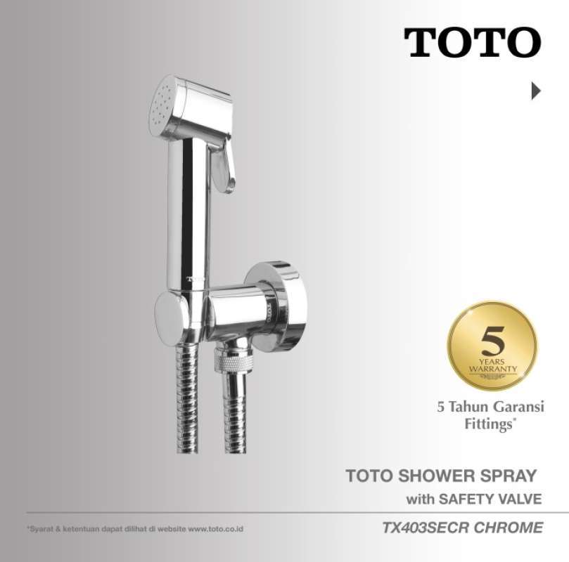 Promo Toto Shower Spray With Safety Spray / Jet Shower Tx403Secr Diskon ...