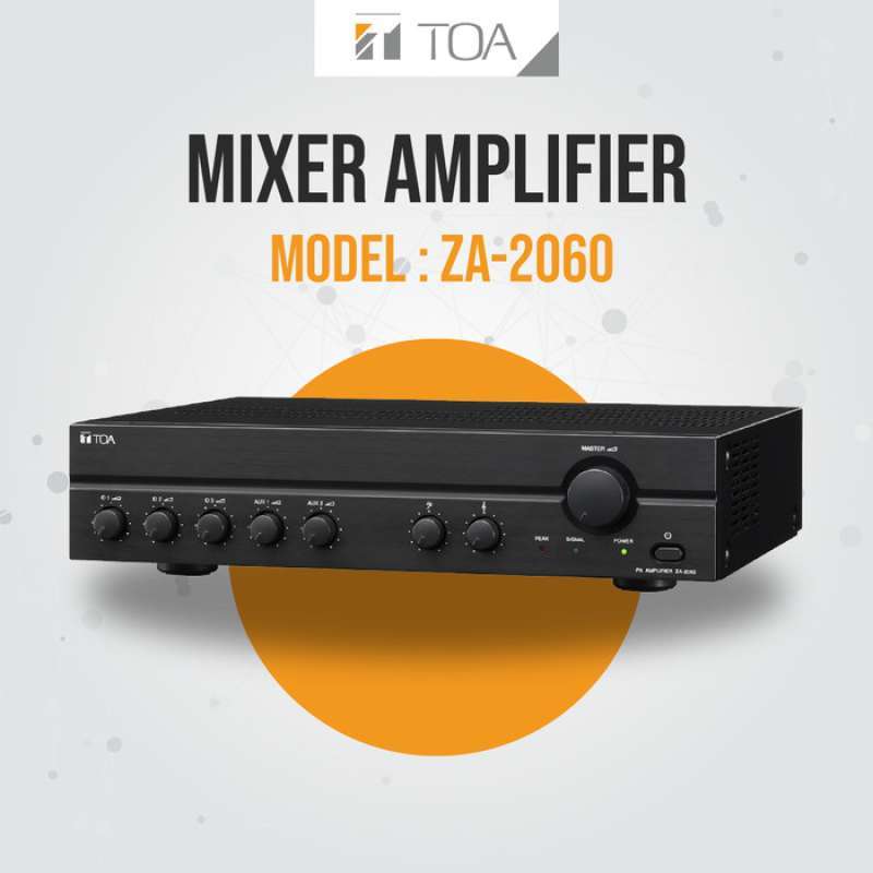 Promo MIXER AMPLIFIER TOA POWER AMPLI AMPLIFIER MODEL ZA-2060 |GARANSI ...