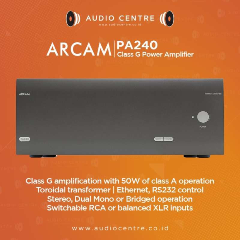 Promo Arcam PA240 PA 240 Power Amplifier 2 Channel Class G Amplifier ...