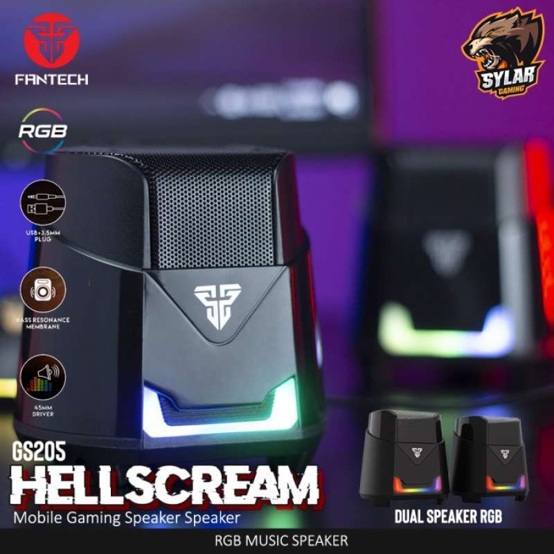 Promo Fantech Gs205 Hellscream Rgb Gaming Speaker - Multicolor Diskon ...