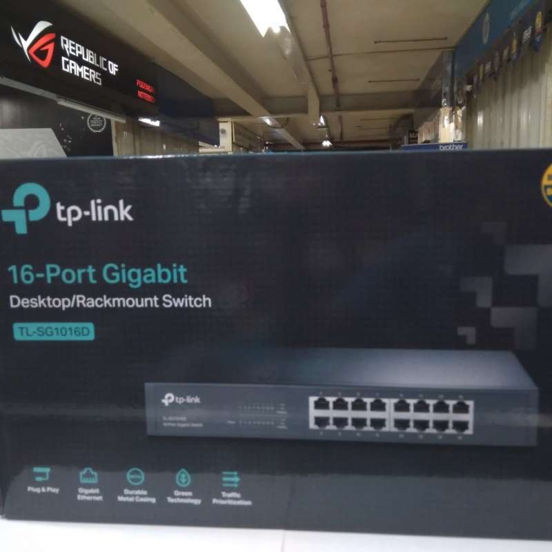Jual Switch Hub 16-port Gigabit Tp-link Tl-sg1016d Di Seller Station Pc ...