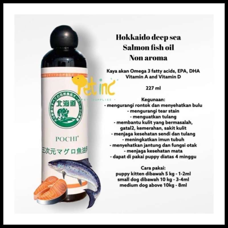 Promo Hokkaido Deep Sea Salmon Fish Oil Non Aroma With Vit A And D For ...