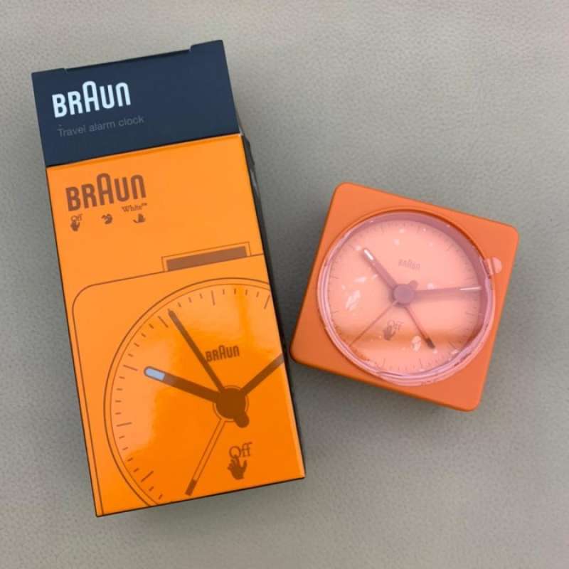 Promo Braun x Off White Limited Travel Alarm Clock Diskon 23% di Seller ...