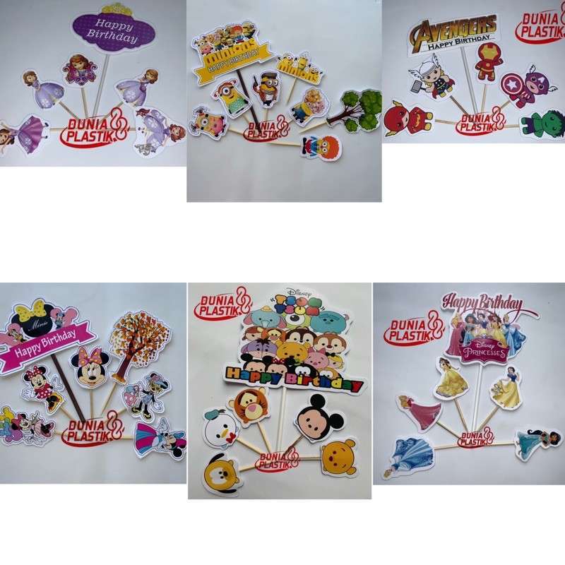 Jual Toper New Tusukan Hias Aksesoris Kue Cake Topper Idol Bts ...