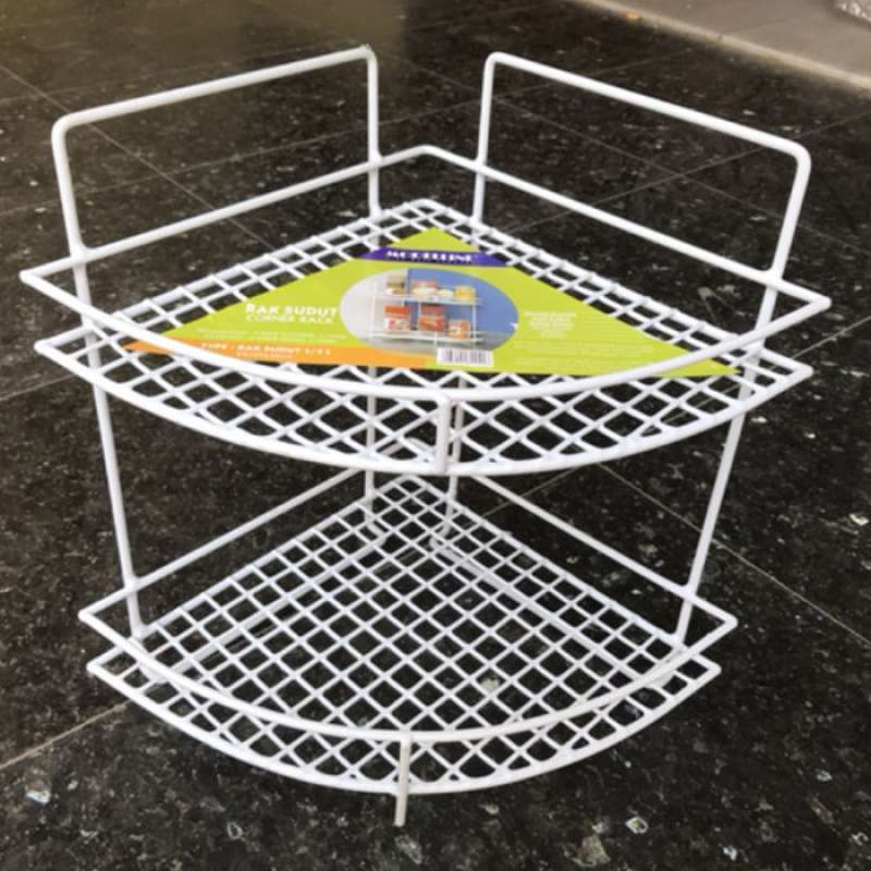 Promo Rak Sudut Modelline / Rak Gantung Segitiga / Corner Rack Diskon ...