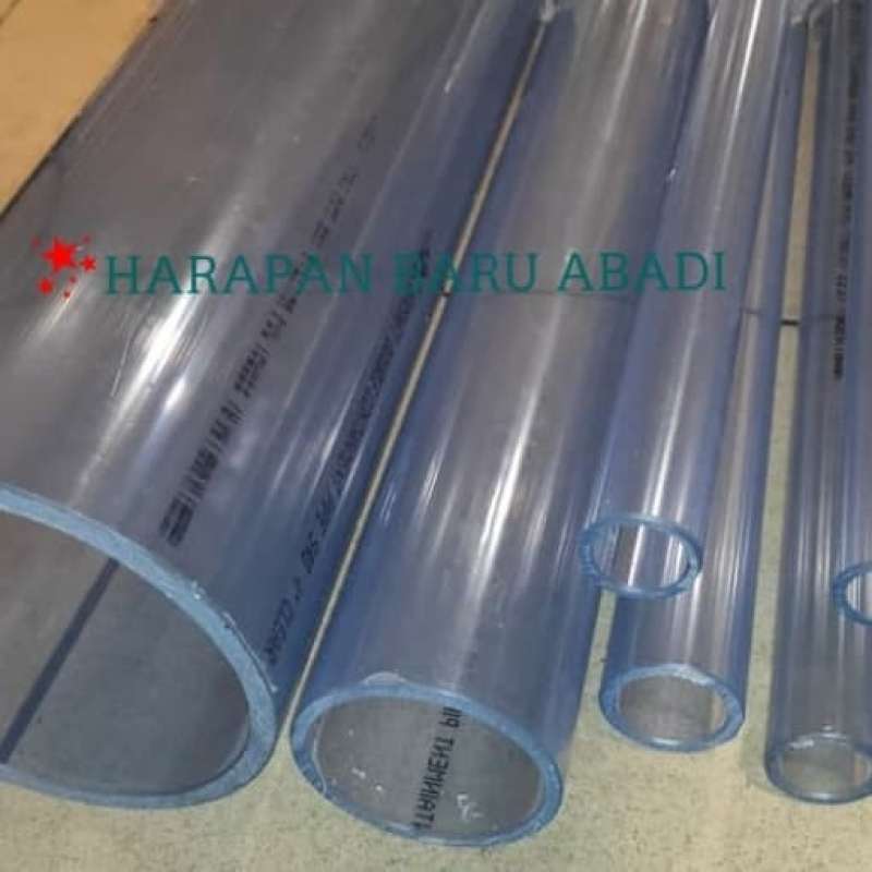 Promo Pipa Pvc Clear Transparan 1 1/2 Inch / Pipa Pvc Bening ...