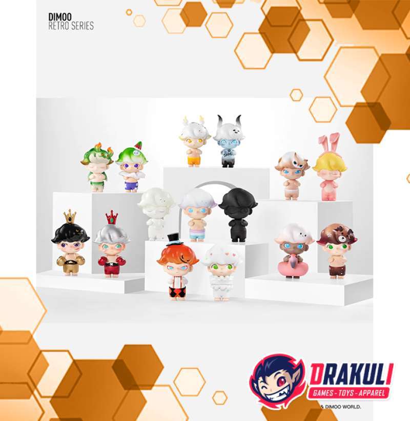 Jual Toys Pop Mart DIMOO Retro Series Figures (Assorted) di Seller ...