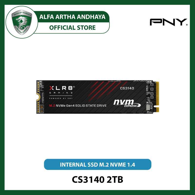 Promo PNY XLR8 CS3140 M.2 NVMe Gen 4 SSD Internal Diskon 2% di Seller Alfa Artha Andhaya ...