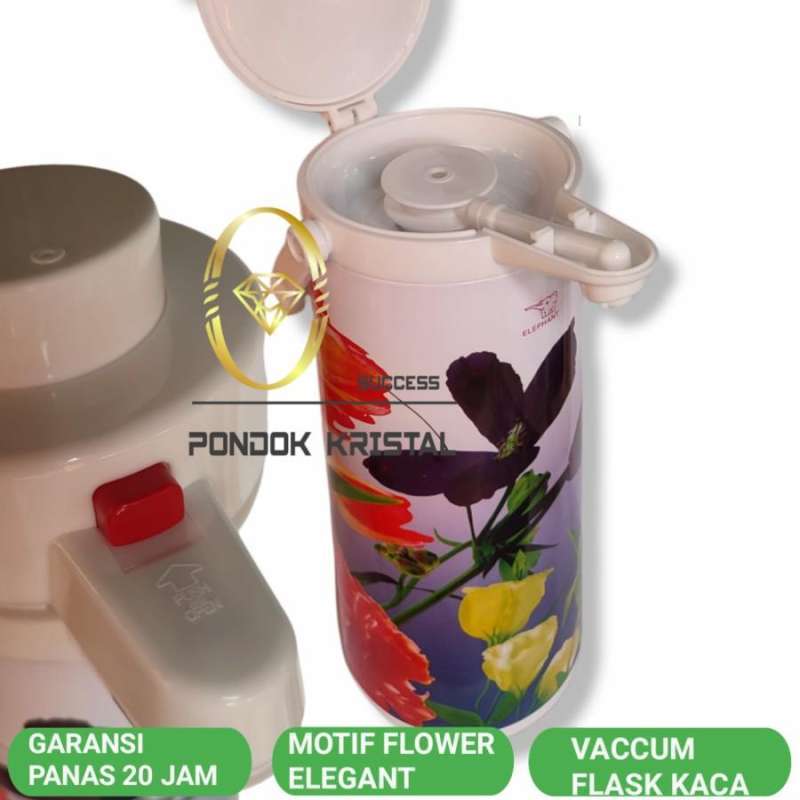 Jual Termos Air Panas Pencet / Pompa 2.5 Liter Gajah DP 25 2.5 Liter ...