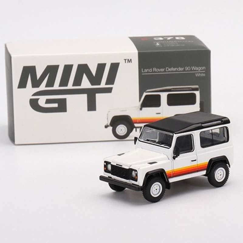 Promo Mini Gt Minigt 378 Land Rover Defender 90 Wagon White Diskon 23% ...