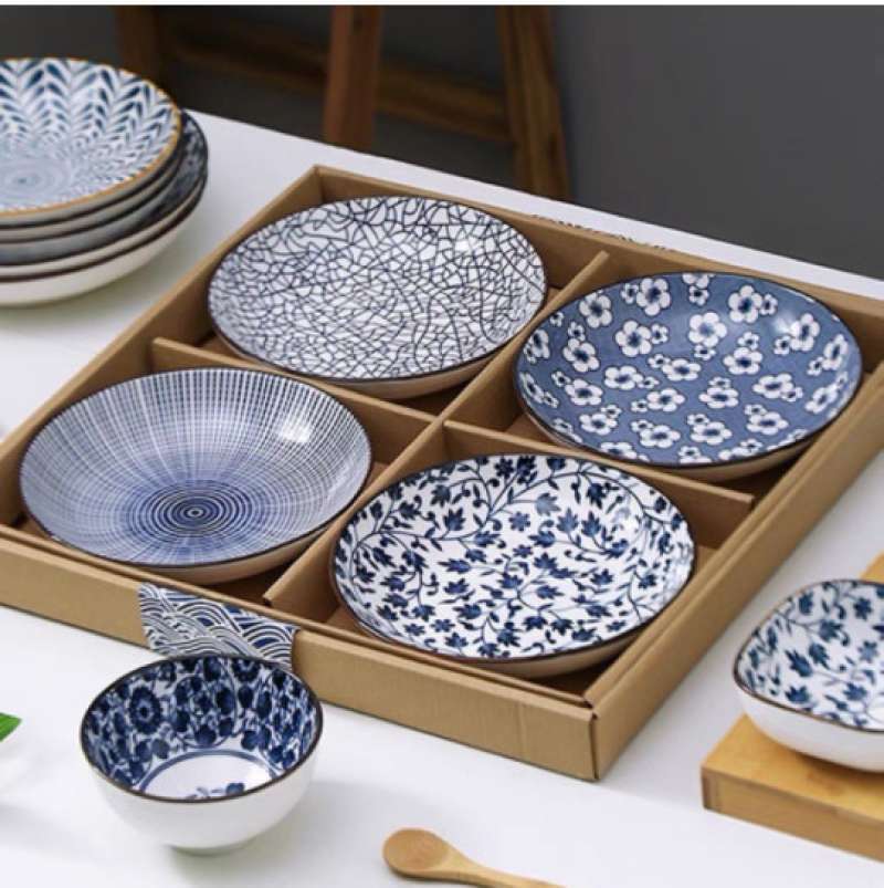 Promo Wedding Gift Set / Set 4 Japan Sakura Plate / Piring Jepang ...