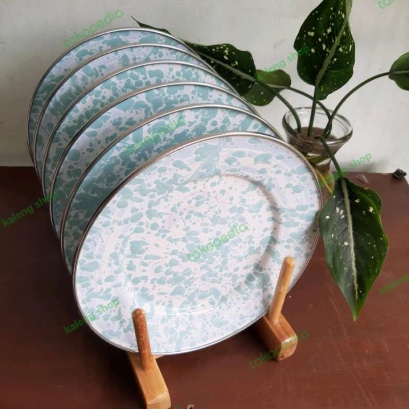 Promo Satu Set Piring Jadul Tosca Diskon 23% di Seller Anabel Storee ...