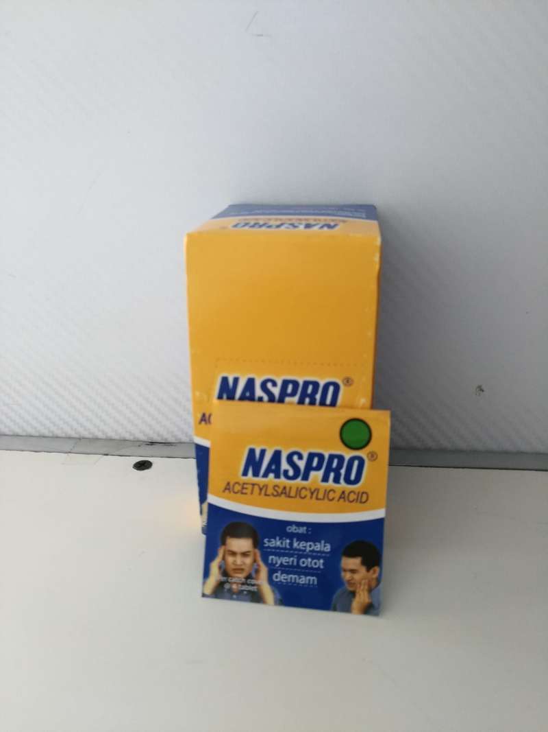 Jual Naspro Acetylsalicilic Acid Tablet 300mg Obat Sakit Kepala Demam ...