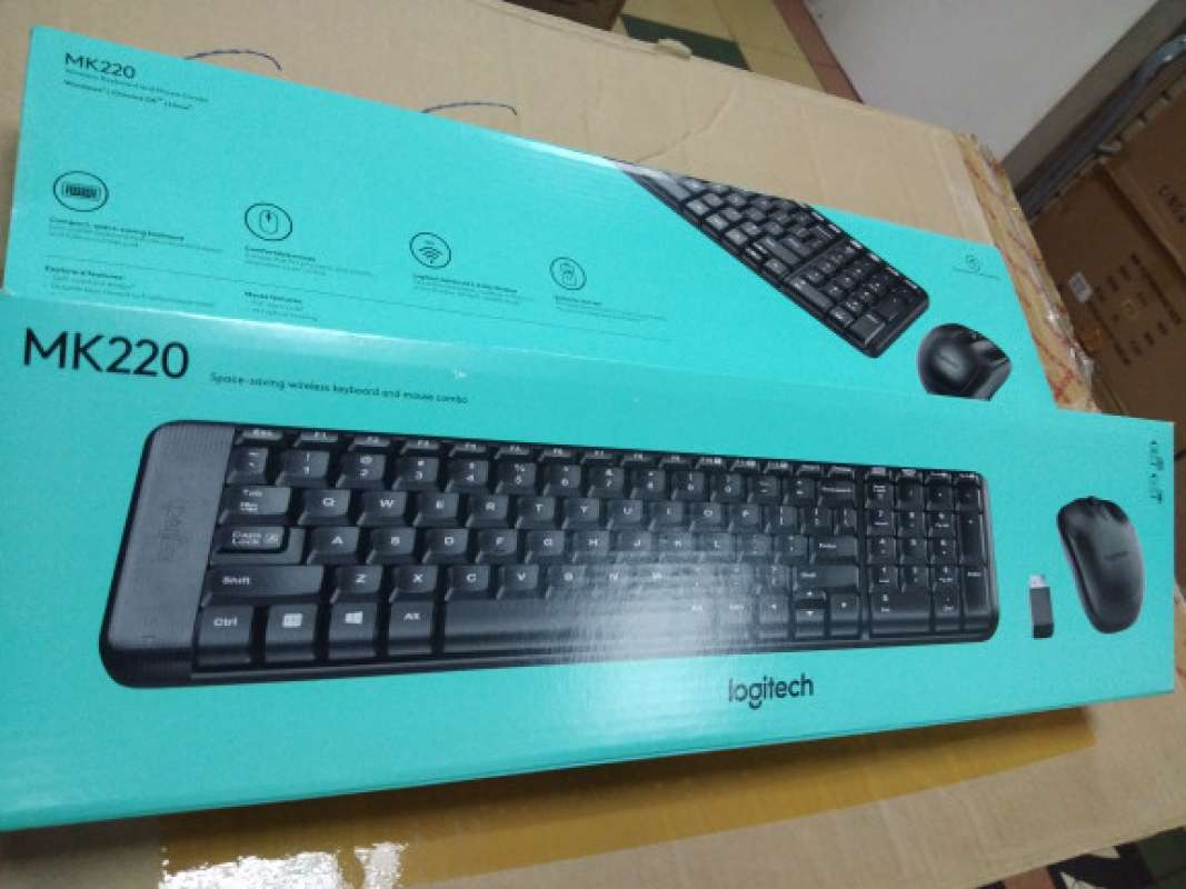 Jual Logitech Mk 220 Wireless Combo Keyboard & Mouse Di Seller Indah ...