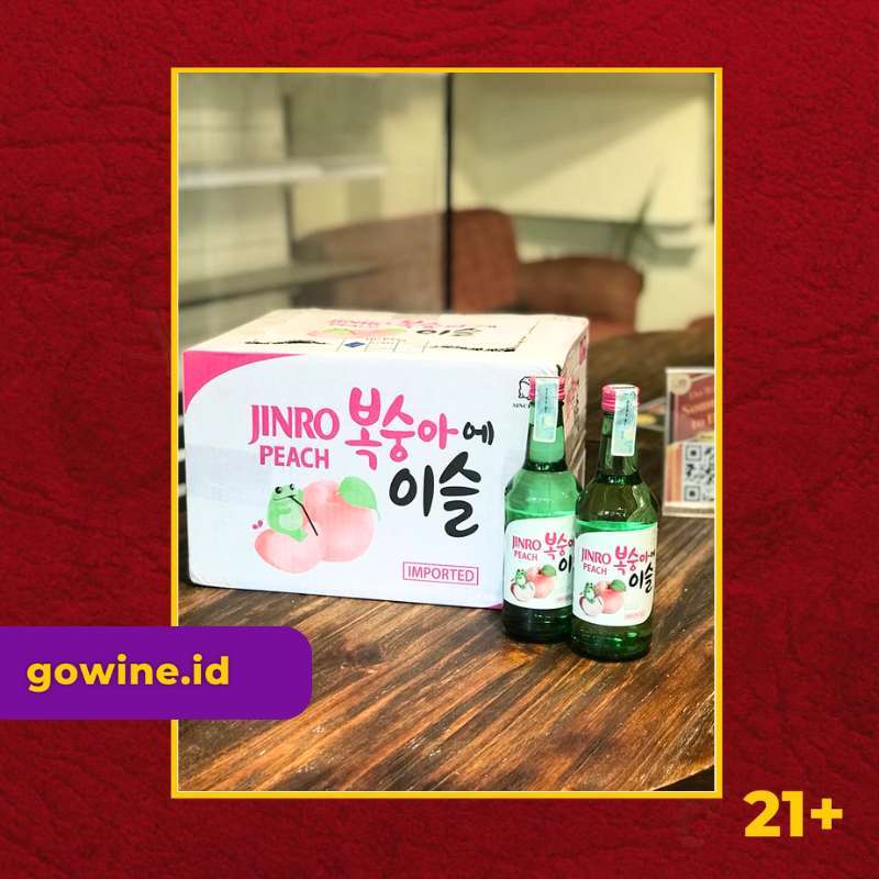 Jual Jinro Chamisul Peach Soju 360ml 1 Karton ( Isi 20 Botol) di Seller Gowine.id - Tanjung ...