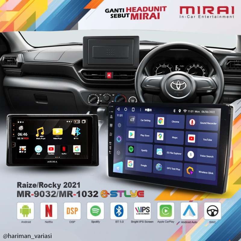 Jual Headunit Android Toyota Raize Terbaru Dengan Harga Termurah Di ...