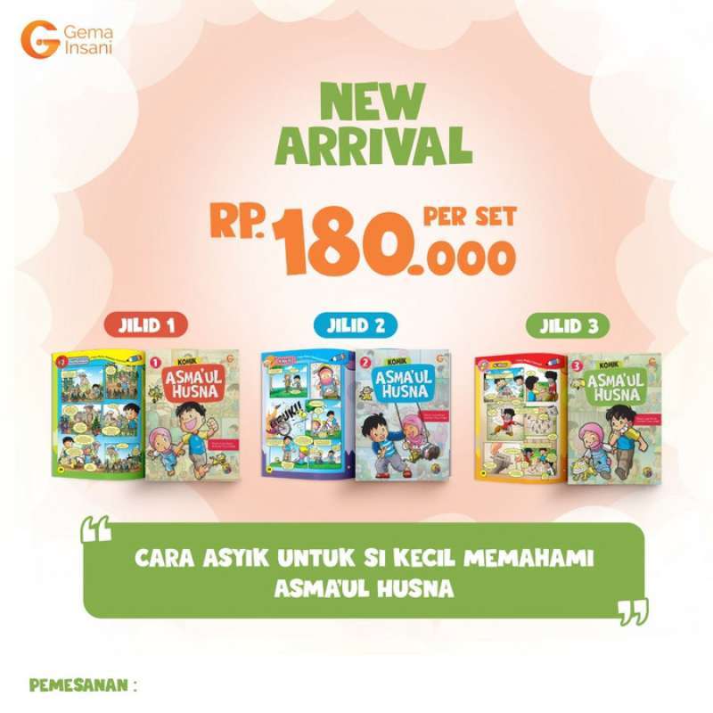 Promo Komik Asma'Ul Husna Diskon 27% di Seller Pilihan Shop - Harapan Jaya, Kota Bekasi | Blibli