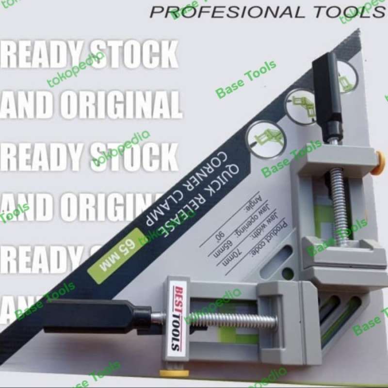Promo Quick release corner clamp 65mm / klem siku sudut / corner clamp ...
