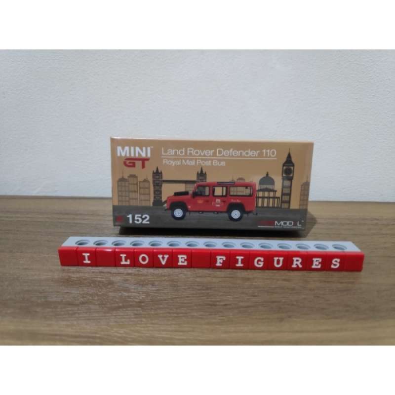 Promo Mini GT #152 Land Rover Defender 110 UK Royal Mail Post Bus ...