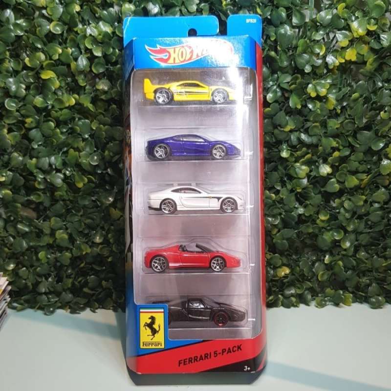 Promo hot wheels ferrari 5 pack enzo ferrari f40 spider scuderia rare ...