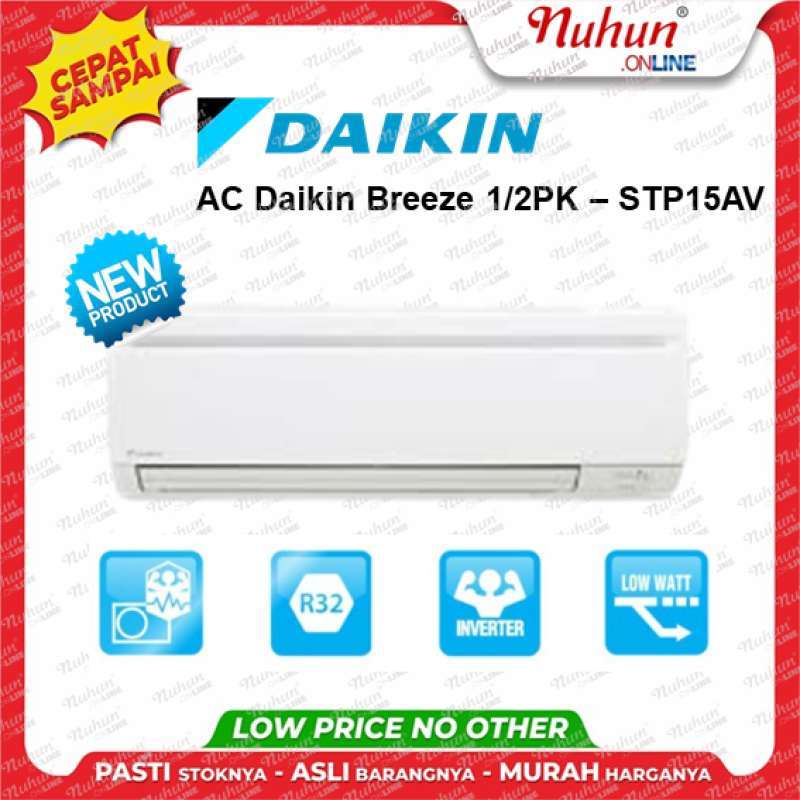 Jual DAIKIN AC 1/2 Pk STP15AV BREEZE FTP15AV14 RP15AV14 0.5Pk 1/2Pk 15AV - UNIT Saja di Seller ...