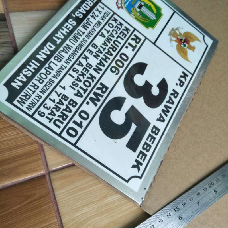 Promo Plang Papan Nama Jalan 80 X 60 Cm Diskon 23% Di Seller Lauriel ...
