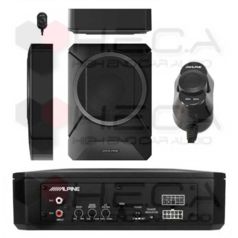 Jual Alpine Pwe-s800 Subwoofer Aktif Active 8 Underseat Bass Sub Kolong ...